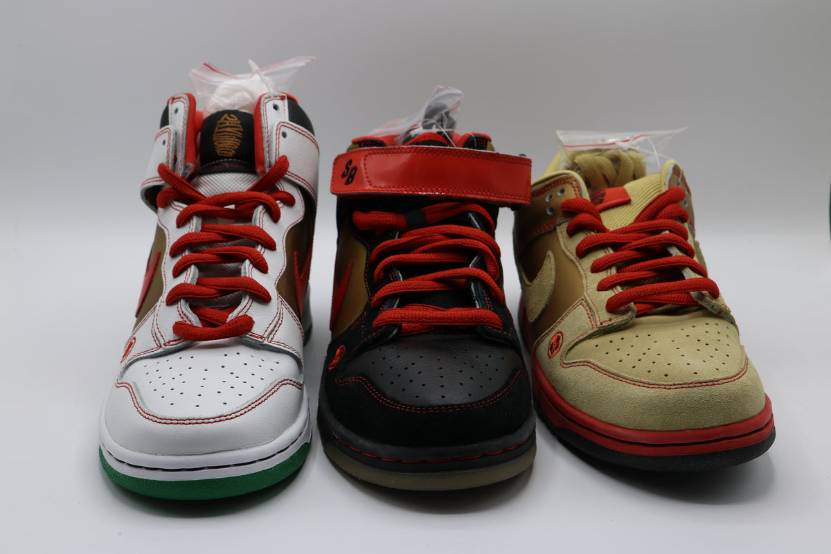 Nike SB Dunk Money Cat Set (3 Pairs) – baytotheworld